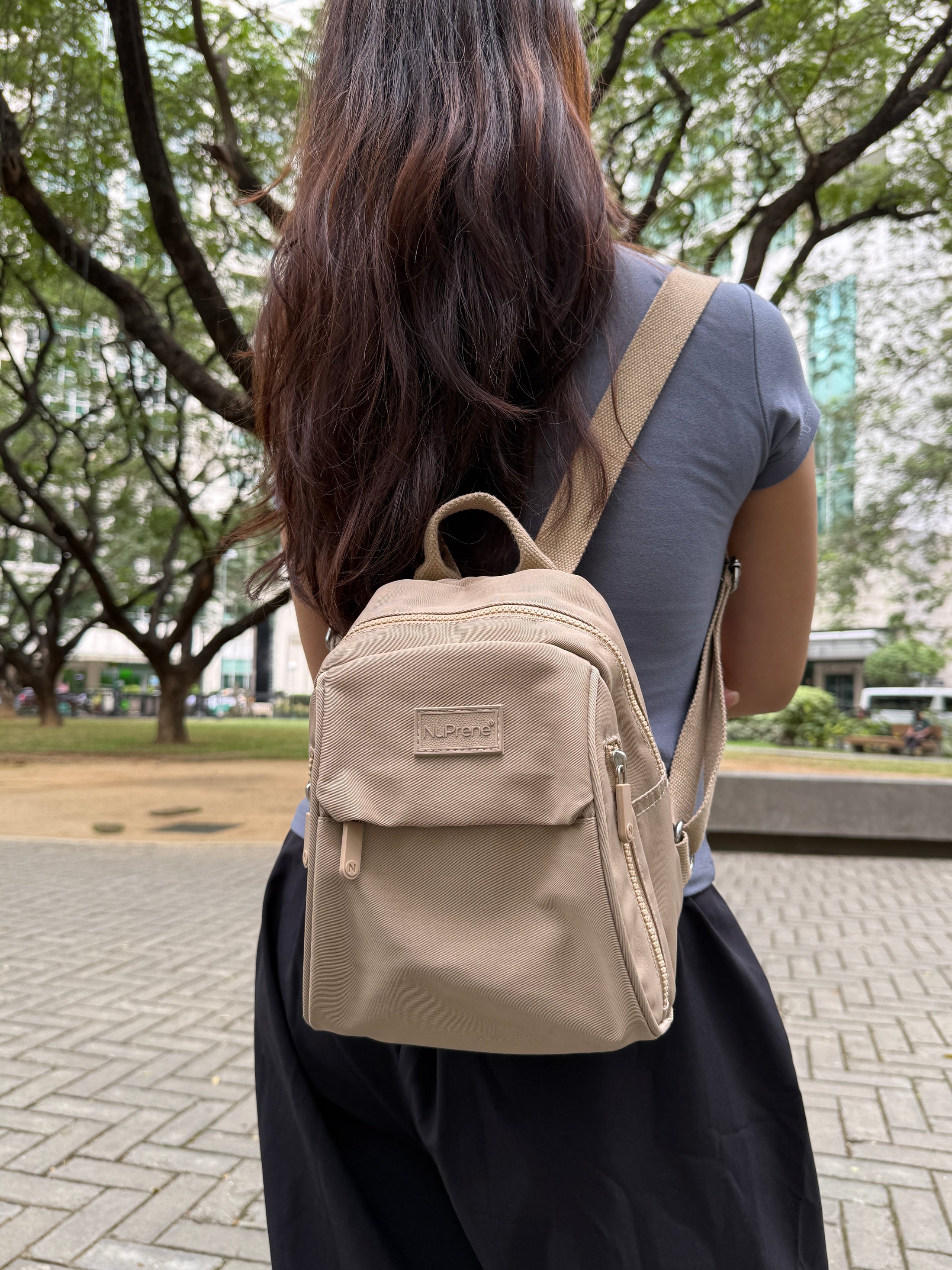 Raya Mini Backpack in Mocha | NuPrene Philippines – NuPrene.co