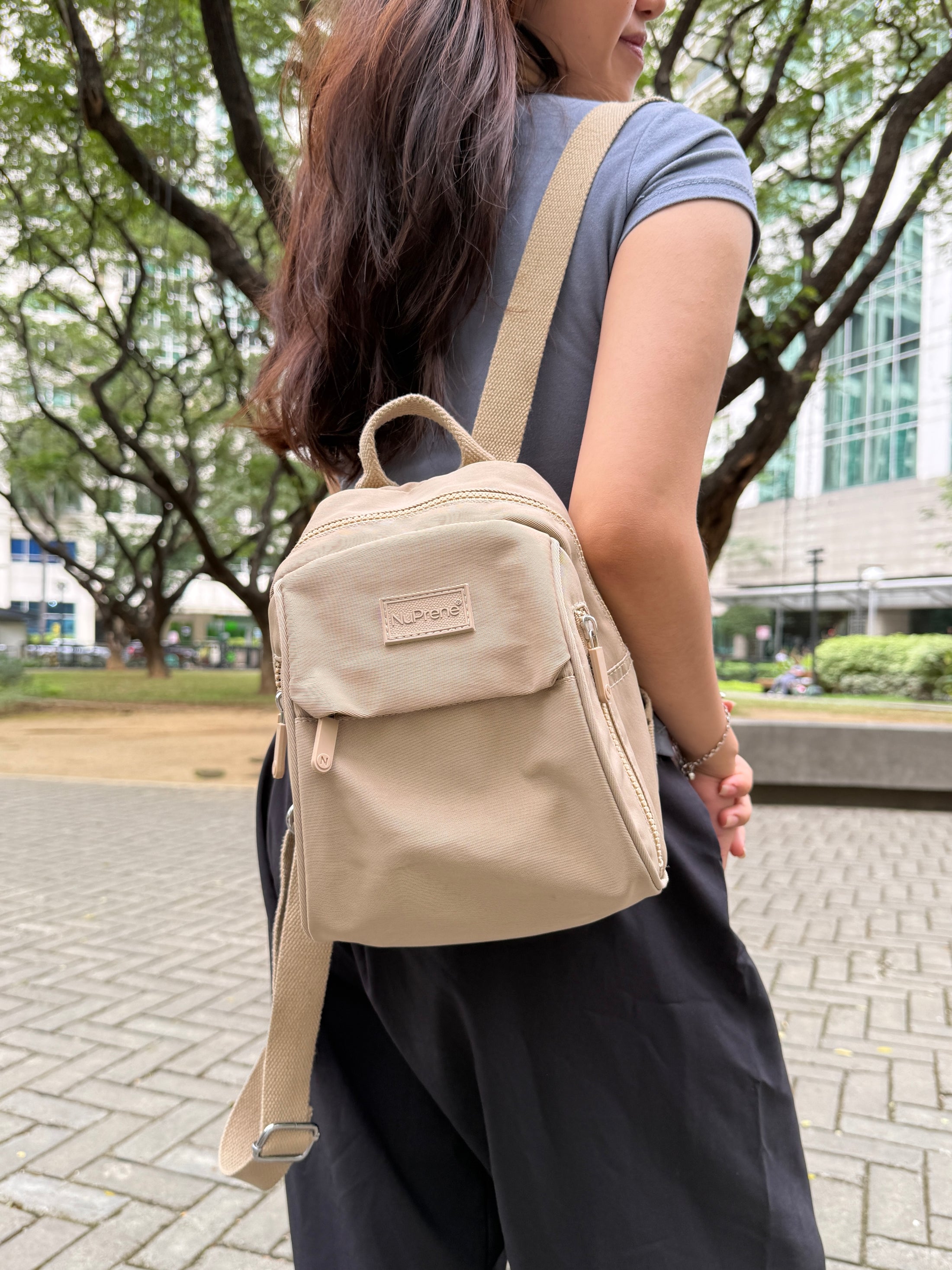 Raya Mini Backpack in Mocha | NuPrene Philippines – NuPrene.co