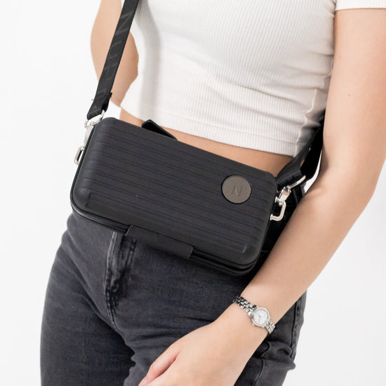 Lucca Mini Travel Bag in Black | NuPrene Philippines – NuPrene.co