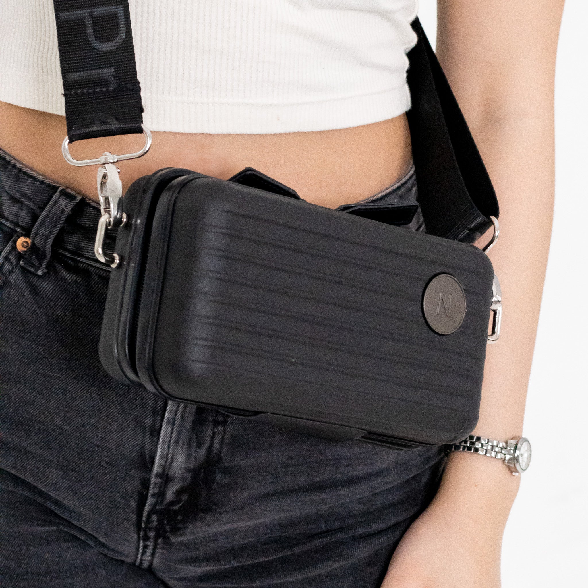 Lucca Mini Travel Bag in Black | NuPrene Philippines – NuPrene.co